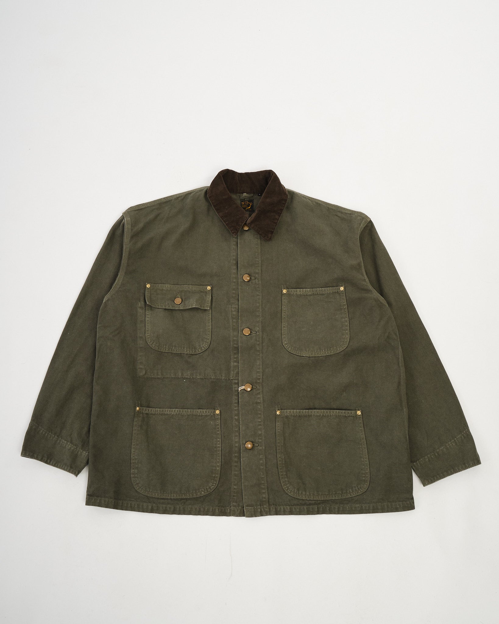 ORSLOW | RELAX FIT OXFORD COVERALL ARMY GREEN | MEADOW